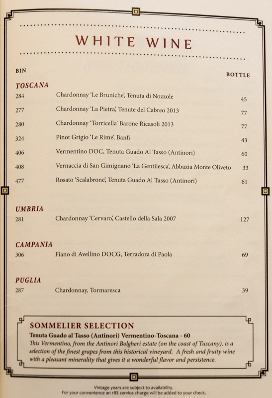 Holy Land Menus