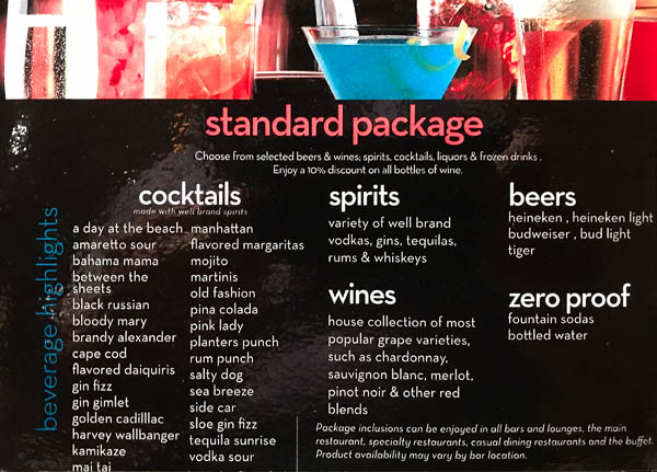 Blu menus - Celebrity Cruises - Cruise Critic Community